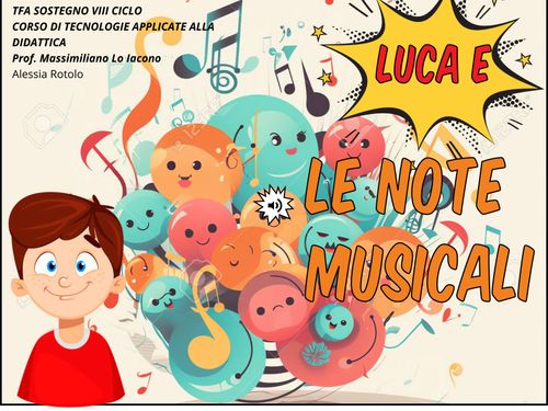 Book Creator | Luca e le note musicali