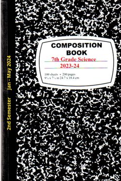 Book Creator | 7-Science Semester-2 Notebook