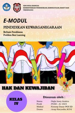 Book Creator | E-Modul Konsep Dasar PKN SD