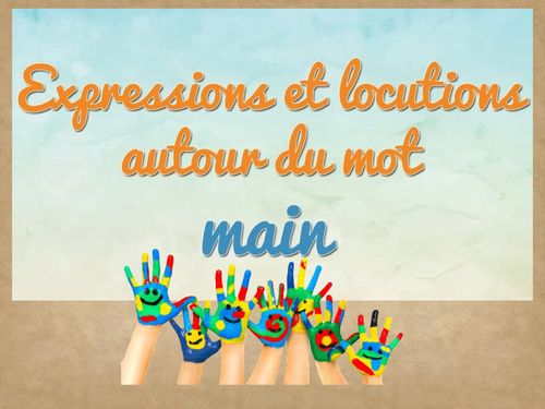Book Creator | Expressions et proverbes avec MAIN