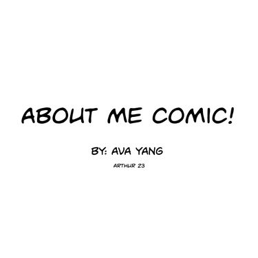 Book Creator | Ava Yang - about me comic
