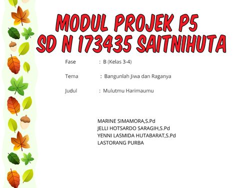 Book Creator | PROJEK P5