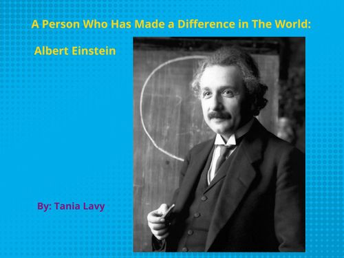 Book Creator | A Person Who Has Made a Difference