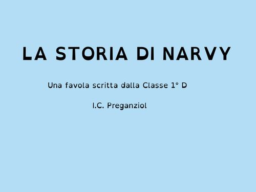 Book Creator | La storia di Narvy