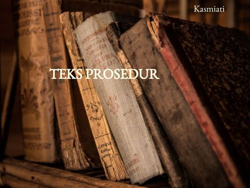 Book Creator | Teks Prosedur