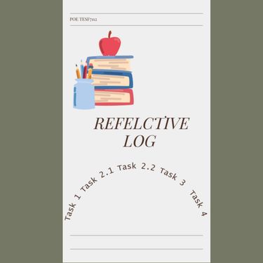 Book Creator | Reflective log ebook
