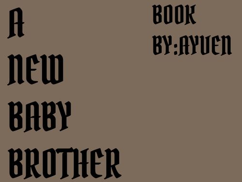 Book Creator | A New Baby Brother