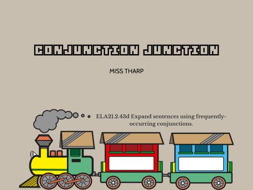 Book Creator | Conjunction Junction