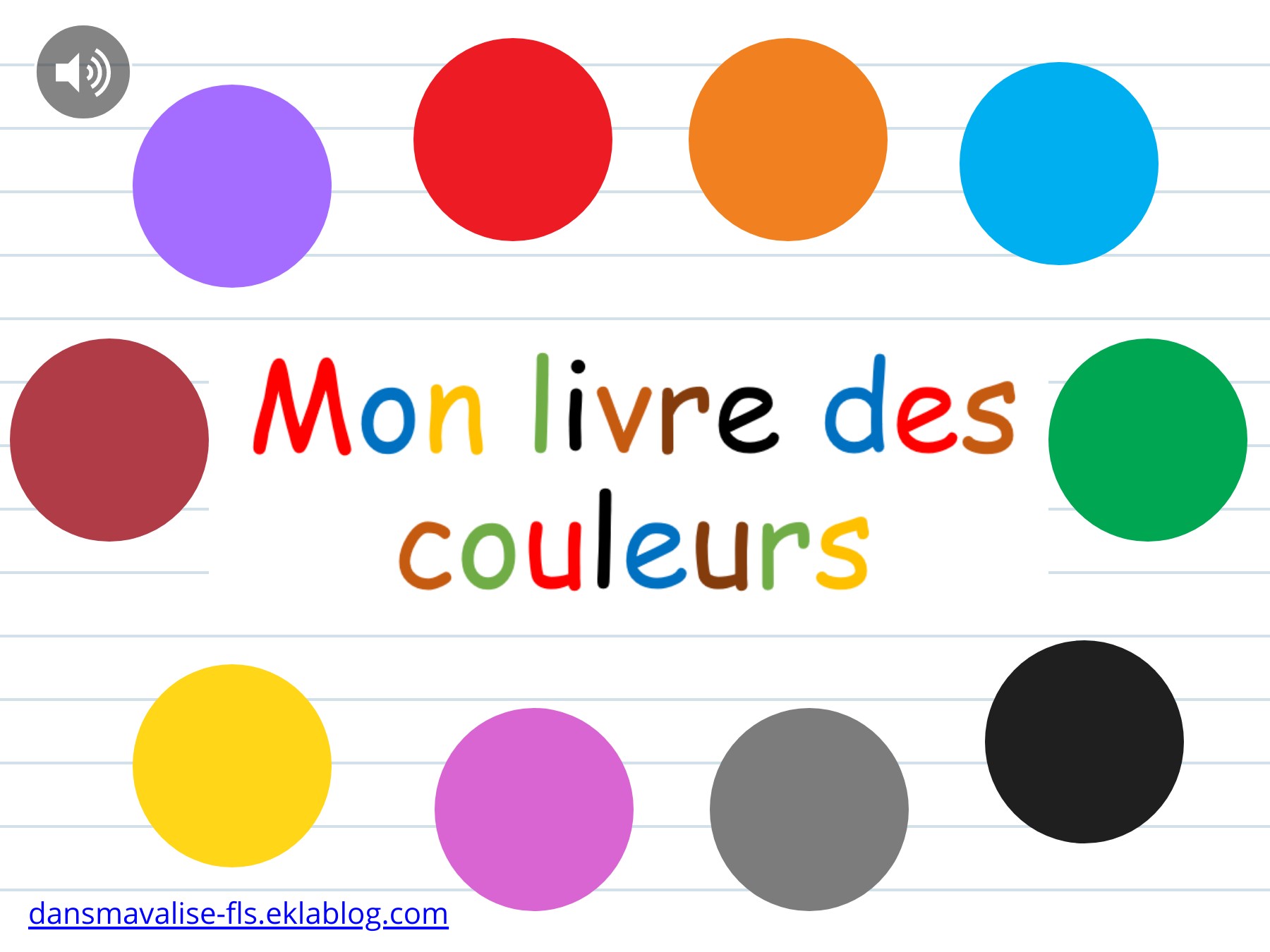 Book Creator - Mon livre des couleurs