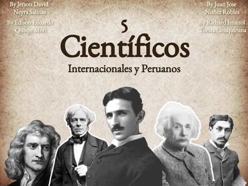 Book Creator | 5 cientificos peruanos y internacionales