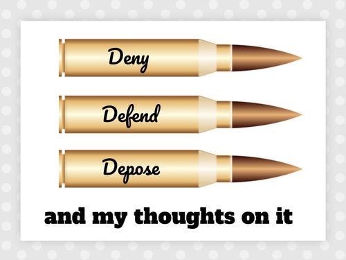 Book Creator | Deny Defend and Depose