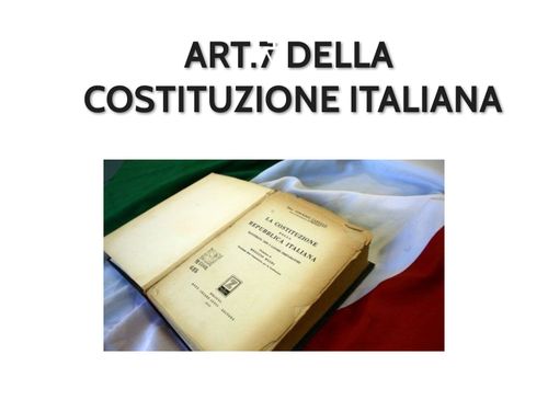 Book Creator | ART.7 DELLA COSTITUZIONE ITALIANA