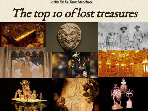 Book Creator | The top 10 of lost treasures