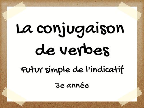 Book Creator | Conjugaison - Futur simple de l'indicatif