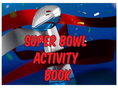 Book Creator | The Big Super Bowl Activity Book