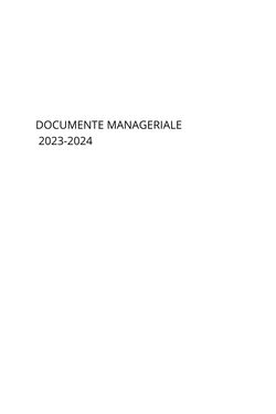 Book Creator | DOCUMENTE MANAGERIALE 2023-2024