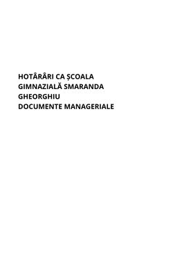 Book Creator | HOTĂRÂRI CA, documente manageriale