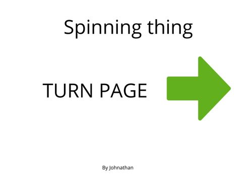Book Creator | Spinning thing to waste your time