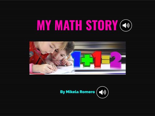 Book Creator | My Math Story