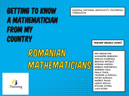 Book Creator | getting to know a mathematician of Romania