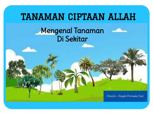 Book Creator | Tanaman Ciptaan Allah