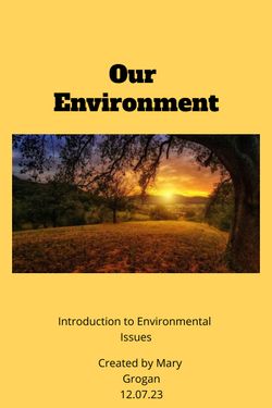 Book Creator | Environmental Issues