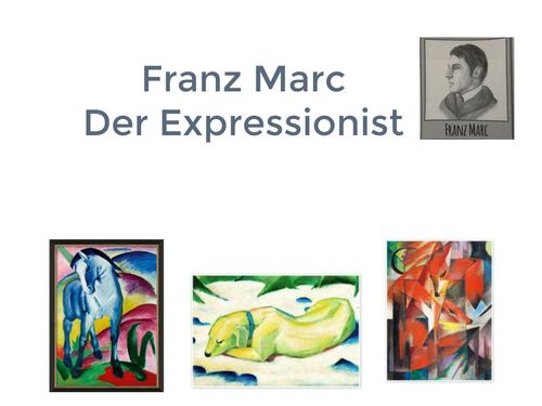 Book Creator | Franz Marc der Expressionist
