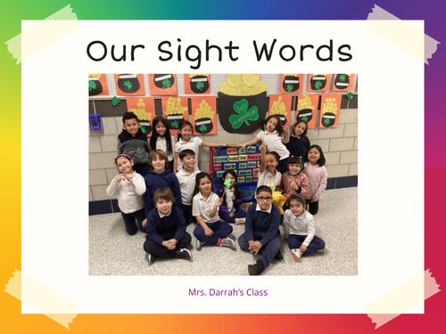 Book Creator | Our Sight Words