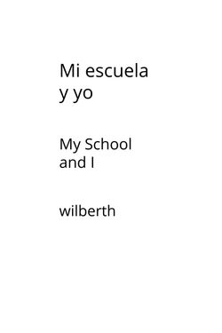 Book Creator | My School and I
