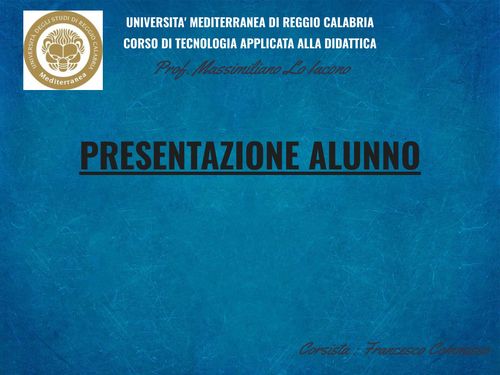 Book Creator | PRESENTAZIONE ALUNNO