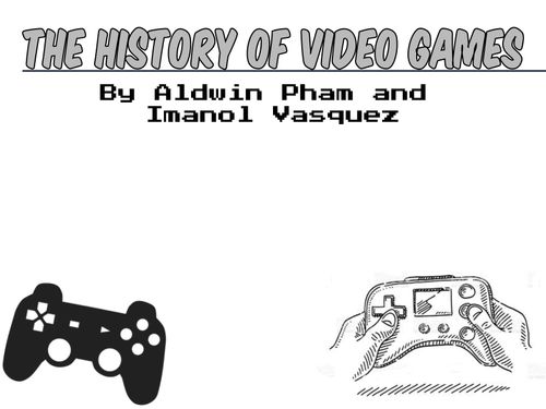 Book Creator | History of Video Games