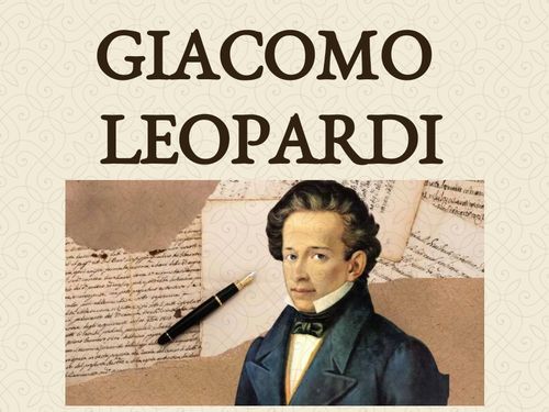 Book Creator | Giacomo Leopardi