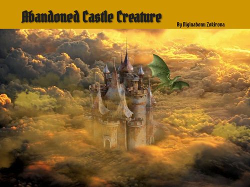 Book Creator | Abandoned castle creature