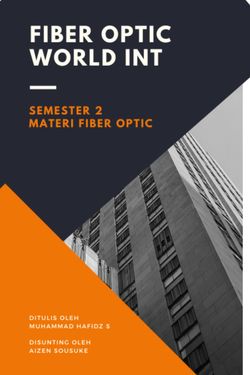 Book Creator | Fiber Optic