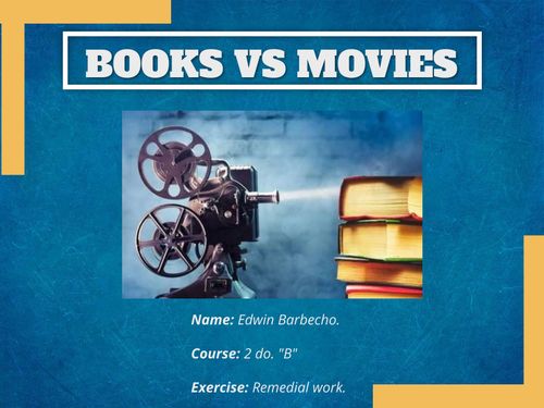 Book Creator | BOOKS VS MOVIES