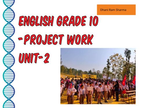 Book Creator | Grade 10 English Project work Unit-2