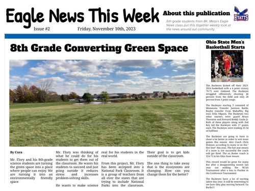 Book Creator | Issue #2 - Nov. 10th