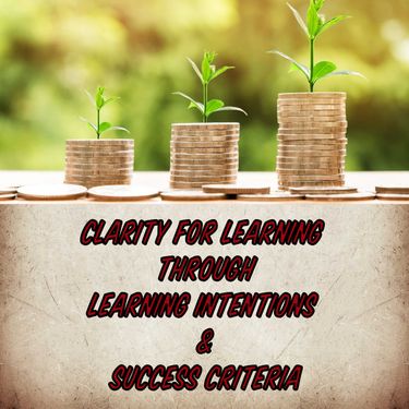 Book Creator | Learning Intentions and Success Criteria Summary and Examples
