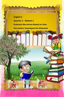 Book Creator | English 6 Quarter 3 – Module 2 Evaluate Narratives Based on How the Author ...