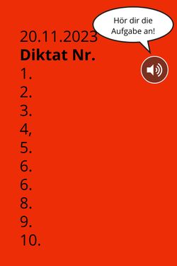 Book Creator | Diktat Nr. 1 - Nomen mit Endung