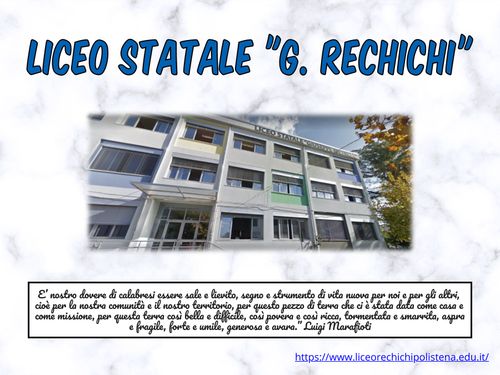 Book Creator | LICEO STATALE "G. RECHICHI"