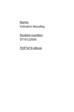 Book Creator | TEIP7419 eBook