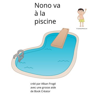 Book Creator | Nono va à la piscine