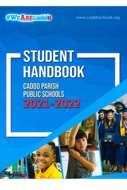 Book Creator | Caddo Student Handbook 21-22