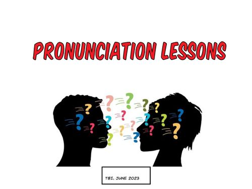 Book Creator | PRONUNCIATION LESSONS
