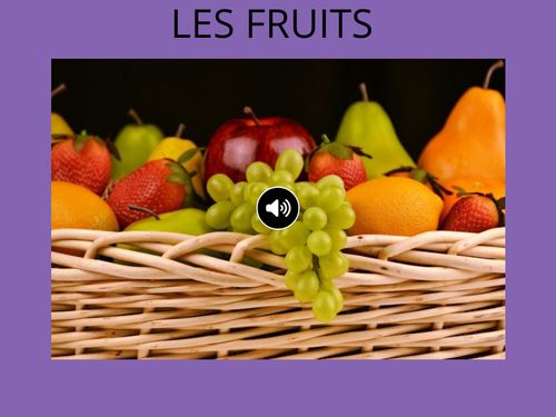 Book Creator | LES FRUITS