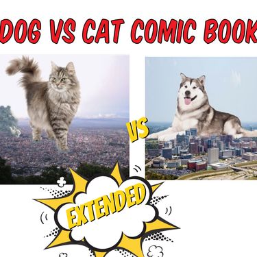 Book Creator | dog vs cat comic book extended