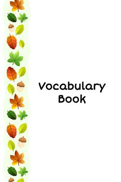 Book Creator | Vocabulary