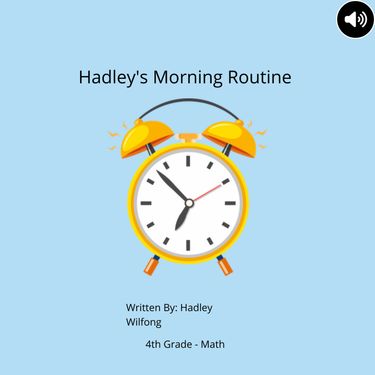 Book Creator | Hadley's Morning Routine