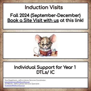 Book Creator | Induction Visits for Year 1